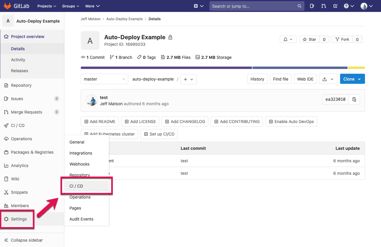 Deploying From GitLab Pagely Quickstart