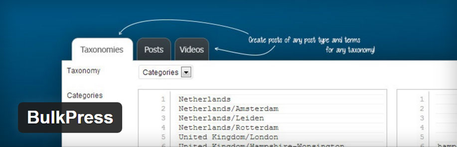BulkPress Plugin: Create Posts and Pages in Bulk with Ease